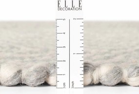 ELLE Decoration, Kusový koberec Lyon Beans 106317 Natural Cream Grey kruh z kolekce Elle, 160x160 (průměr) kruh, šedá, ložnice
