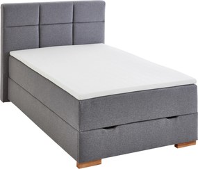 XXXLutz POSTEL BOXSPRING, 140/200 cm, šedá home24 - Jednolůžkové postele - 000101021502