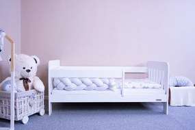 NEW BABY Dětská postel se zábranou New Baby ERIK 140x70 cm bílá
