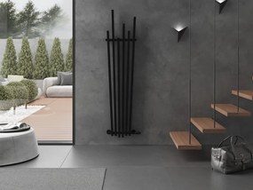 Mexen Omaha dekorativní radiátor 1800 x 420 mm, 655 W, černý - W208-1800-420-00-70