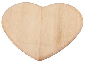 ČistéDřevo Prkénko srdce dřevěné 24 x 24 cm