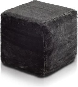 Sedací vak Taburetka Exclusive TiaHome - světle černá