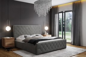 Postel MODEL 01 140x200 šedá - MAGIC VELVET 2217
