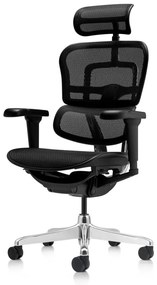 Office Pro Kancelářská židle na kolečkách SIRIUS MESH NEO – síťovina, nosnost 130 kg šedá