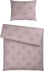 XXXLutz POVLEČENÍ satén růžová 140/200 cm Ambia Home - Povlečení - 004443009402