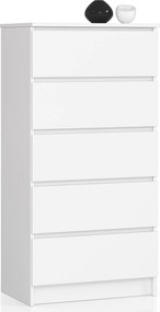 Komoda K60 5SZ bílá