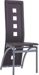 vidaXL Jídelní židle 6 ks umělá kůže [274309] Barva: Šedá