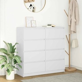 Příborník bílý 100x35x99 cm kompozitní dřevo 3328489