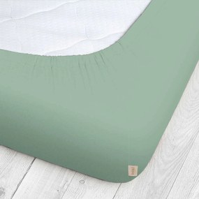 Jersey prostěradlo - new collection pistáciové na výšku matrace do 20 cm Velikost: 200 x 200