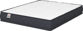HOMCOM matrace 200x160 cm, matrace pro 2 osoby, paměťová pěna, tloušťka 20 cm, certifikát OEKO-TEX, střední tuhost