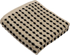 XXXLutz RUČNÍK, 50/100 cm, černá, ecru Dieter Knoll - Ručníky na ruce - 006792015904