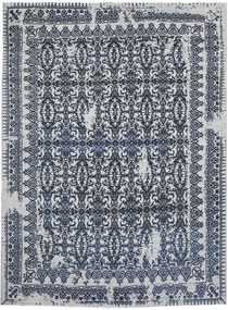 Diamond Carpets koberce Ručně vázaný kusový koberec Diamond DC-JK 7 Silver/denim - 140x200 cm