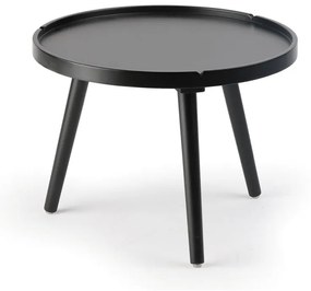 B2B Partner Odkládací stolek z MDF, průměr 500 mm, černý