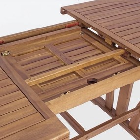 BIZZOTTO Rozkládací oválný zahradní stůl NOEMI 150-200 cm
