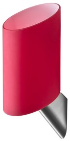 Retro nástěnné svítidlo Rosa červená
