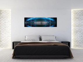 Obraz fotbalového stadionu (170x50 cm)