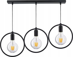 závěsné stropní svítidlo Zwis Edison Loft 3 E27 kruh