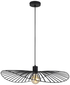Toolight Toolight, závěsné svítidlo 61cm, 1xE27, APP1841-1CP, černá matná, OSW-07062