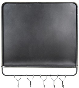 Granitová nástěnná magnetická tabule s háčky - 60*8*66 cm