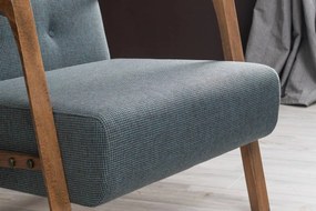 Designové křeslo Tamarix modro-hnědé