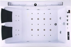Terra Hydromasážní vířivá vana Fenix 606BH 180x120 s ohřevem vody, levá