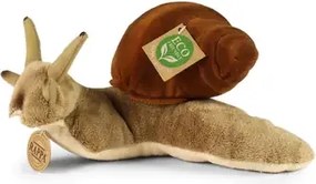 RAPPA Plyšový šnek/hlemýžď 24 cm / ECO-FRIENDLY / od 0 měsíců