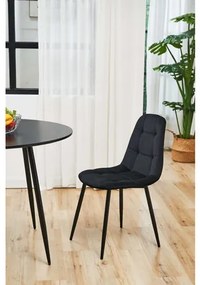 Set 2 ks jídelních židlí SJ.1, černá