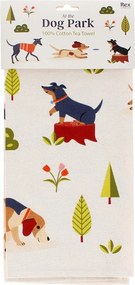 Bavlněná utěrka 70x50 cm Dog Park – Rex London