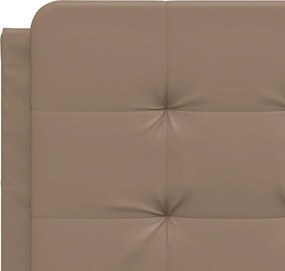 Postel s matrací Zadar cappuccino 140 x 200 cm umělá kůže 3208870
