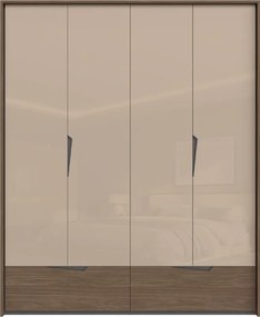 Šatní skříň P42A/LF - 187 × 226 × 60 cm