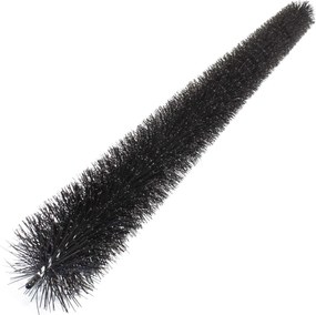 Kartáč do okapu Wiltec – 24 m, 12 cm, černá (51315)