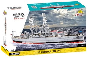 Cobi 4843 II WW USS Arizona BB-39, 1:300, 2046 kostek