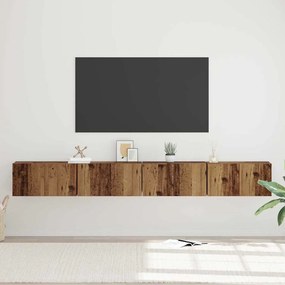 Sestava TV skříněk 4 ks Staré dřevo Kompozitní dřevo 3393570