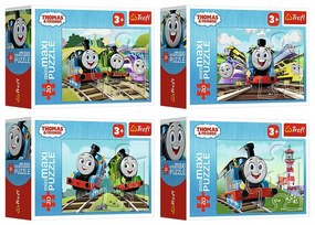 56039 TREFL Mini puzzle - Thomas and friends - sada 4ks