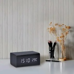 Solight CA01B hodiny s budíkem / bílé LED podsvícení / 3 budíky / nast