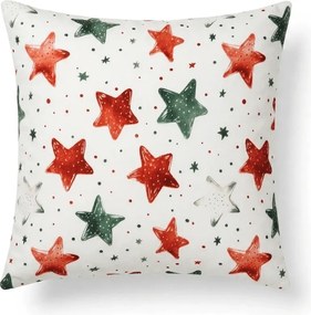 Povlak na polštář z mikrovlákna COLORFUL STARS 45x45 cm, barevný