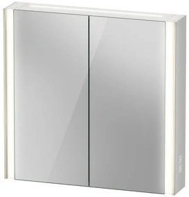 Duravit XViu - Zrcadlová skříňka s osvětlením, Icon verze, 820x156 mm, champagne matná XV71420B1B1