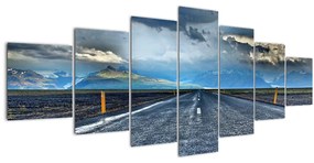 Obraz cesty v bouři (210x100 cm)