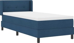Postel s boxspringem s polštářem Modrá 200 x 90 cm textil 3341089