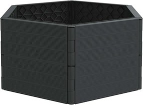 Zahradní truhlík antracitový PP 154984