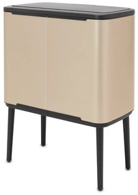 Brabantia BO Touch Bin 11+23L champagne