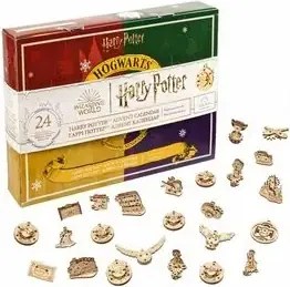 Ugears 3D dřevěná mechanická stavebnice Harry Potter - Adventní kalend