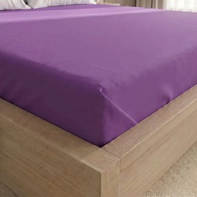 Kvalitex Bavlněné prostěradlo fialové 150x230cm 150x230cm