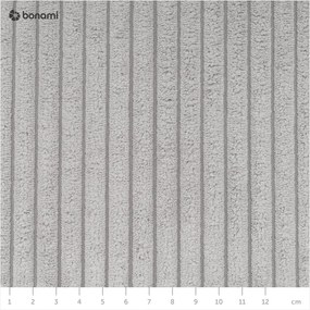 Světle šedá boxspring postel s úložným prostorem 200x200 cm Lysa – Ropez