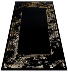 Koberec GLOSS 408C 86 Glamour - černý, zlatý