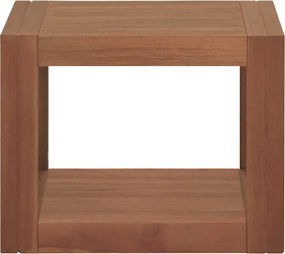 Nástěnná koupelnová skříňka 45 x 45 x 35 cm masivní teak 338233