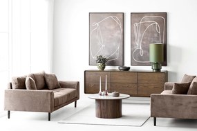 House Nordic Komoda DARWIN tmavě hnědá 180×45 cm 3150101