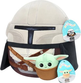 Plyšová hračka Mandalorian &amp; Grogu – SQUISHMALLOWS