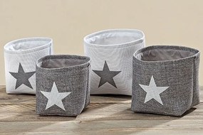 Košík Boltze polyester set/2ks (menší 14x12x12cm a větší 17x15x15cm)