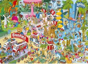 GIBSONS Puzzle Jokesaws: Trouble in Paradise / 1000 dílků / 68 x 49 cm